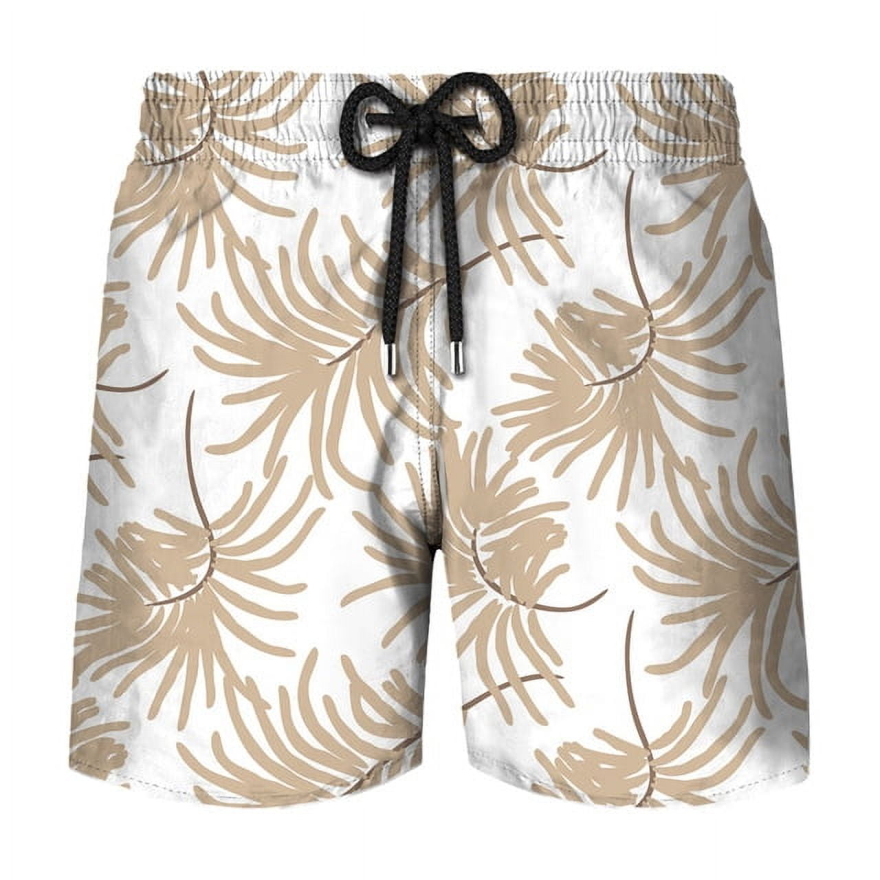 Simple Plant Leaves Graphic Surf Board Shorts Pants Men 3D Printed ...