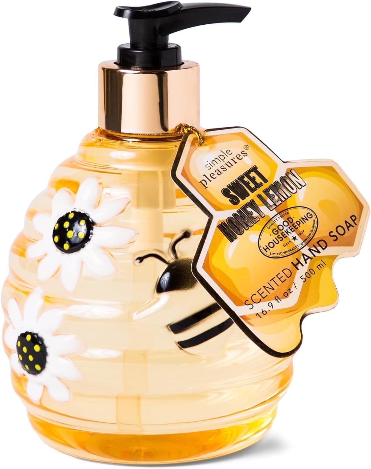 Simple Pleasures, Beehive Soap Dispenser, 11.8oz, Spring Decor ...