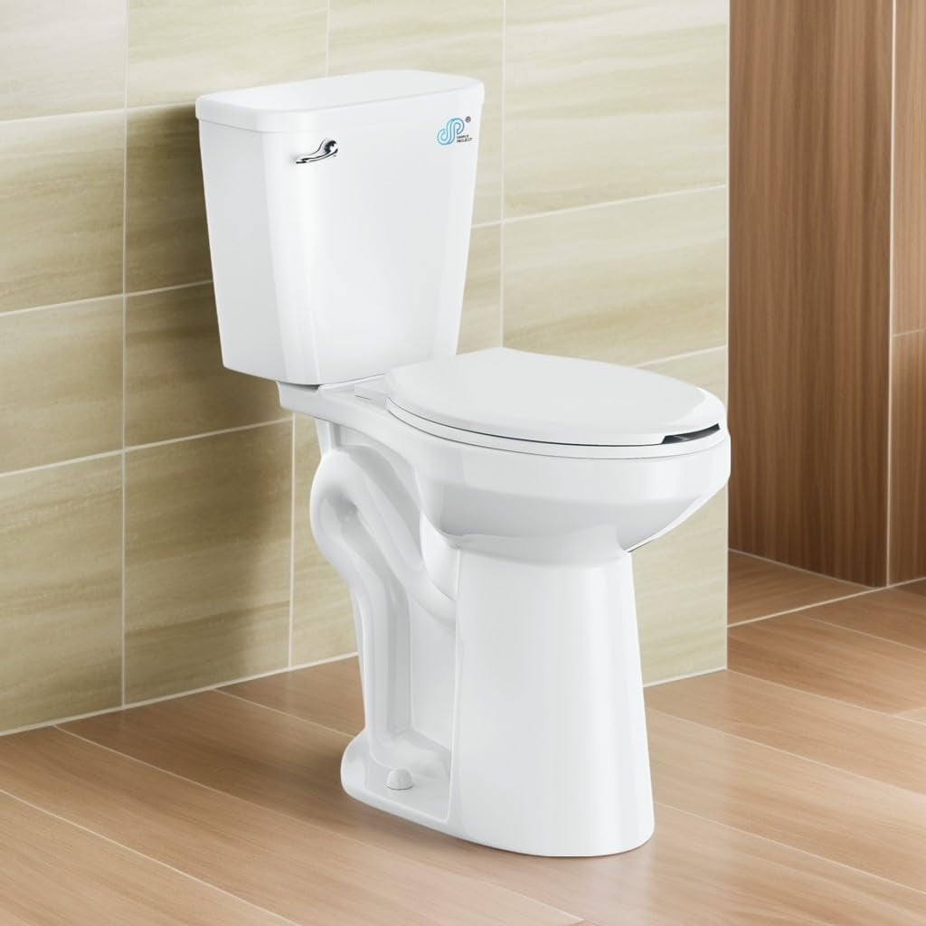 Simple Project 21" Elongated Extra Tall Toilets, Standard 12" Rough in ...