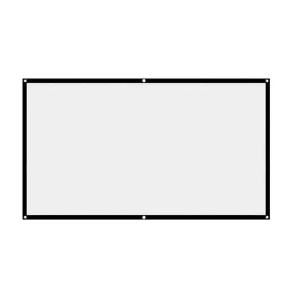 Simple Projector Curtain 60/72/84/100/120/150 Inch Portable HD Display ...