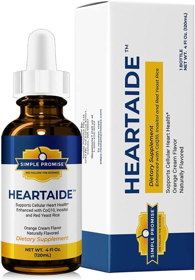 Simple Promise HeartAide - Heart Health Supplement - Red Yeast Rice ...