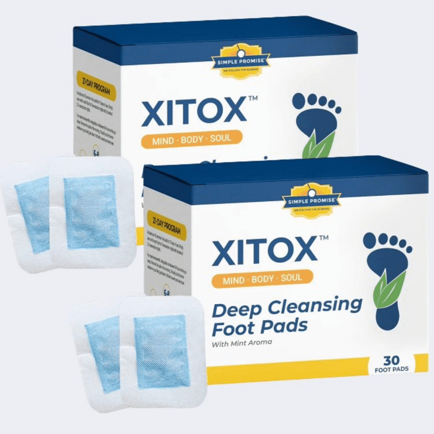 Simple_Promise - Xitox Deep Cleansing Foot Pads 2 Pack- Alleviates ...