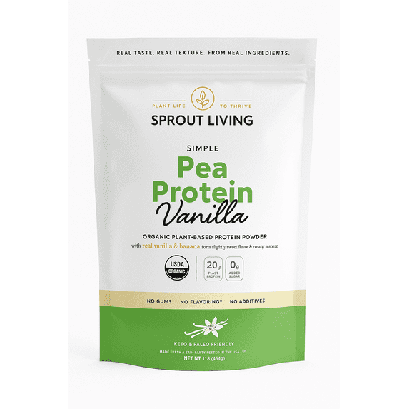Simple Protein | Organic Pea Protein, Vanilla - Walmart.com