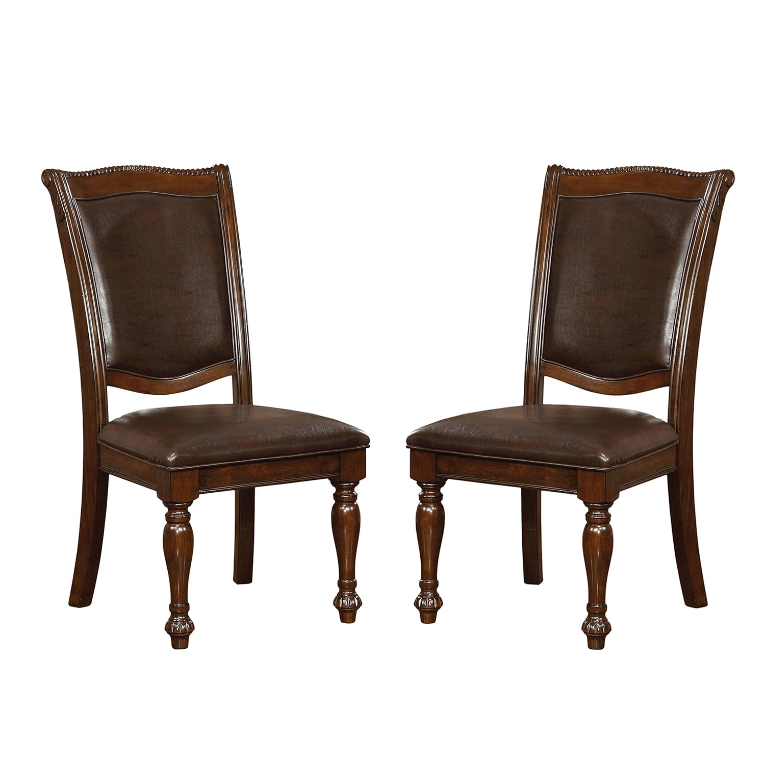 Simple Relax Sr03Cm3350Sc-2Pk-Local Dining Chair, Brown Cherry/Espresso ...