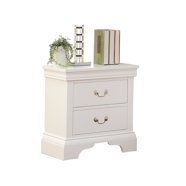 Coaster 200972-CO 2 Drawer Nightstand, Burnished Oak - Walmart.com