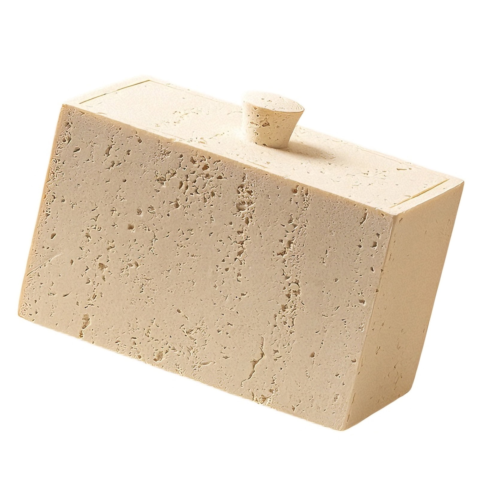 Simple Resin Box Holders Cotton Swabs And Toothpicks Stone Pattern ...