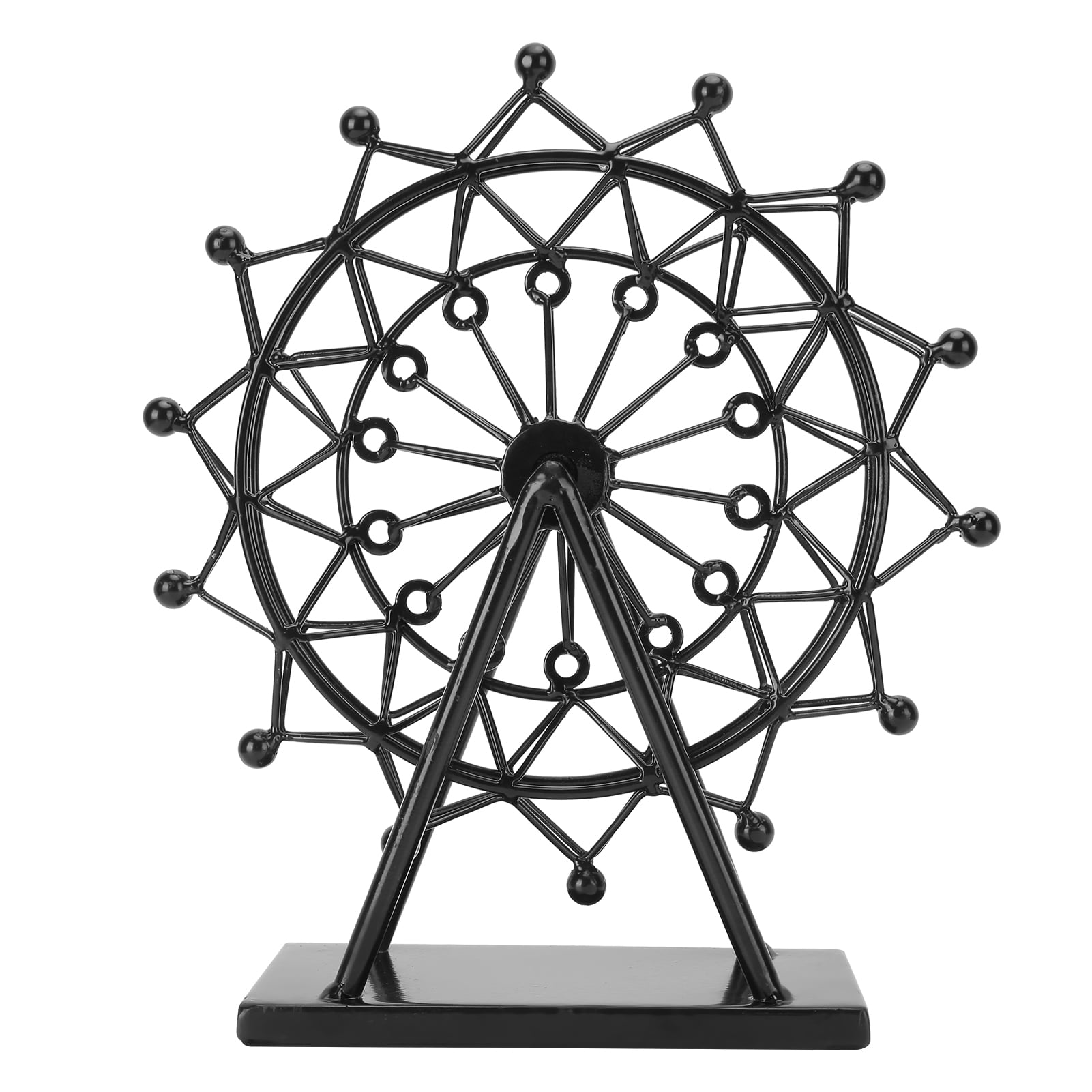 Simple Retro Ferris Wheel Model Statue Sculptures Wrought Iron ...