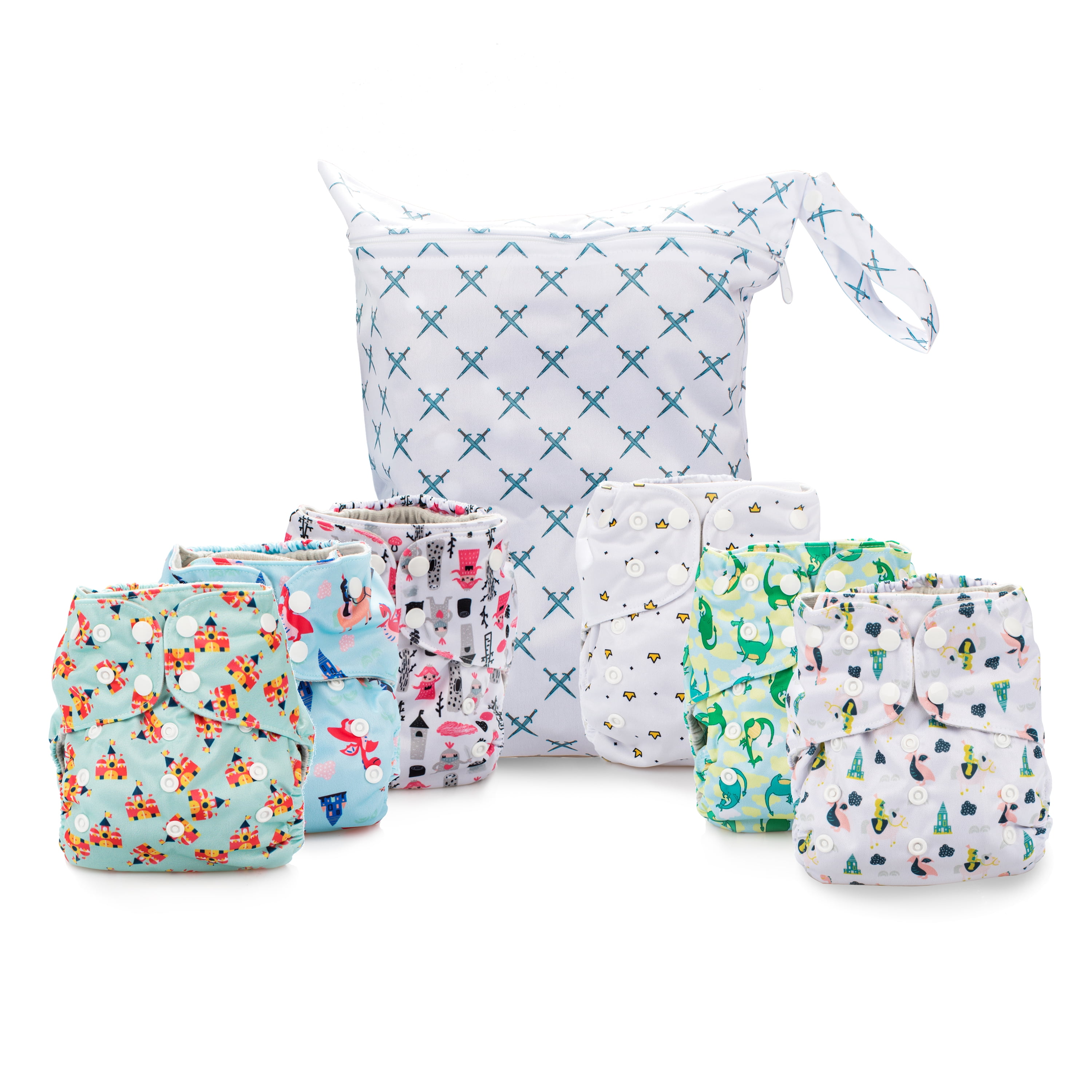 Simple Being Reusable Cloth Diapers, Eco-Friendly, Unisex, Double ...