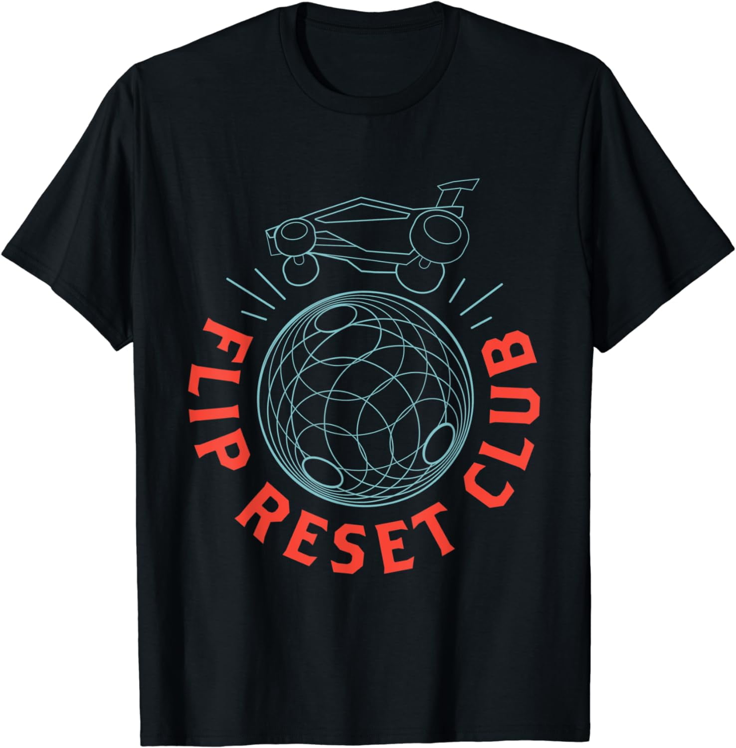 Simple Rocket Soccer League, Flip Reset Club, Clean Design T-Shirt ...