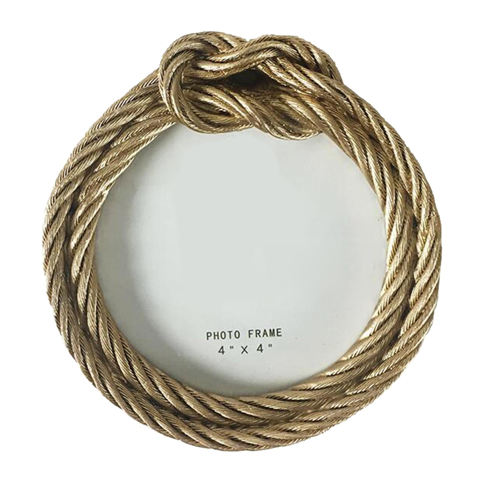 Simple Rope Photo Frame Decor Rectangular Props Luxury Hemps Rope ...
