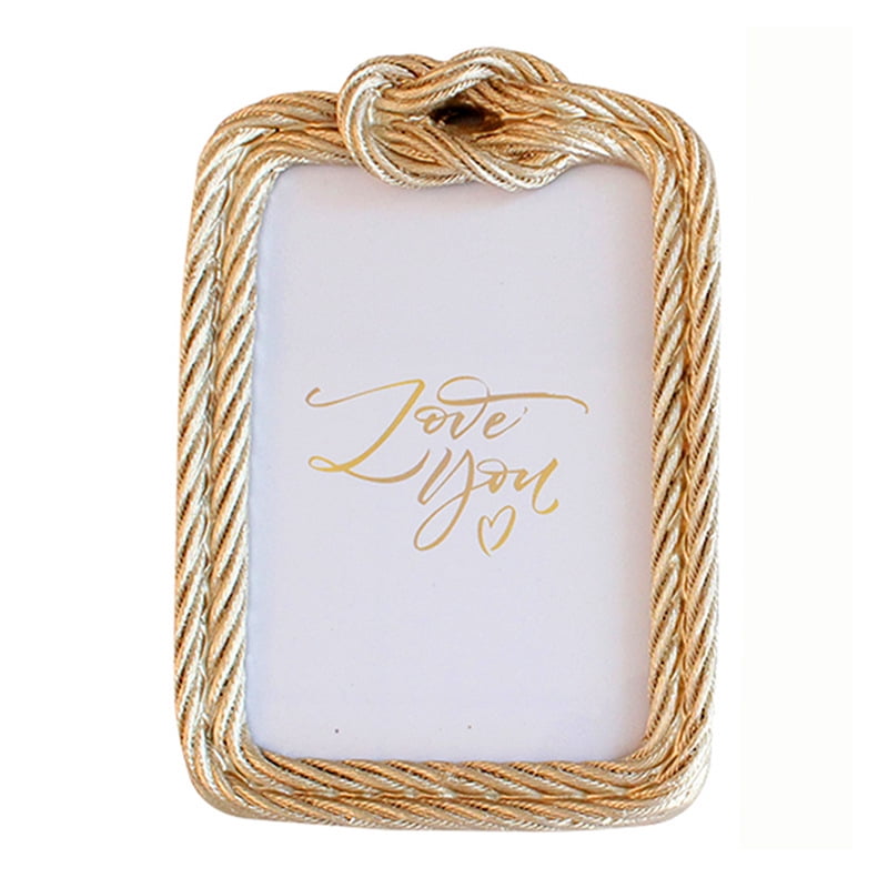Simple Rope Photo Frame Decor Rectangular Props Luxury Hemps Rope ...