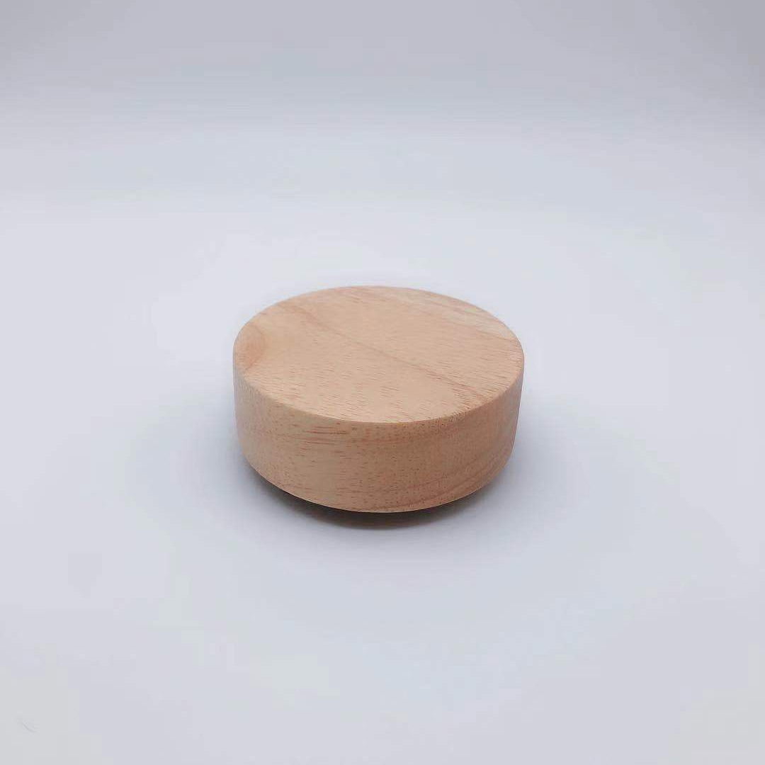 Simple Round Music Box Portable Wood Music Box Decorative Small Music ...