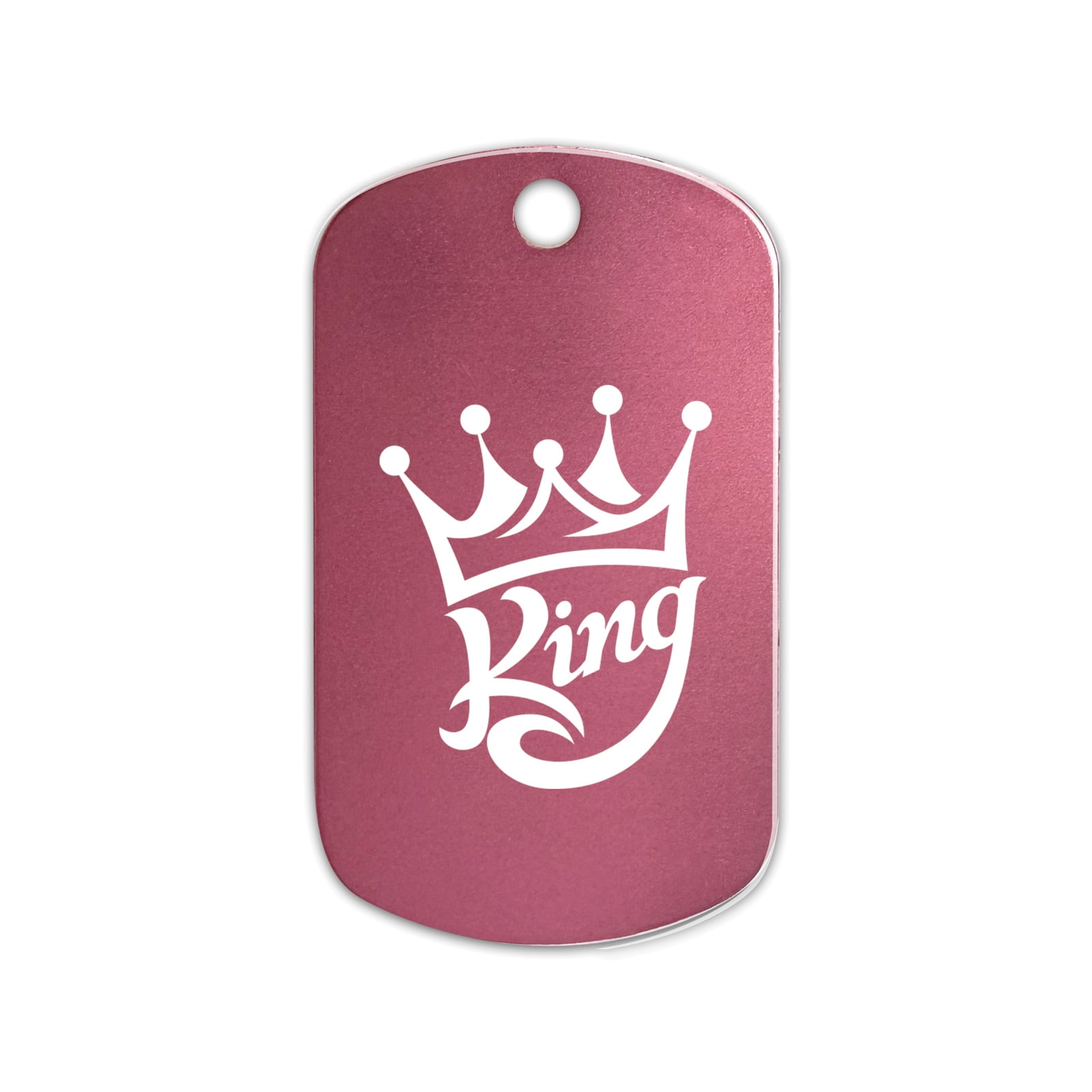 Simple Royal King With Crown GI Dog Tag Aluminum Keychain fresh jdm ...