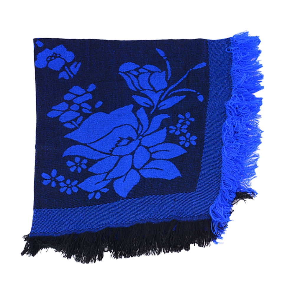 Simple Scarf For The Elderly Rural Old Style Square Warm Scarf For The ...