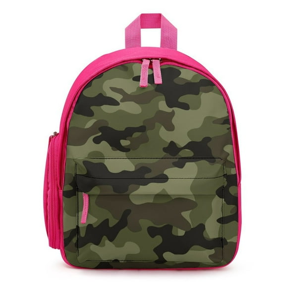 Simple Schoolbag 9.4×12.6in Large Capacity Double Zipper Design For ...