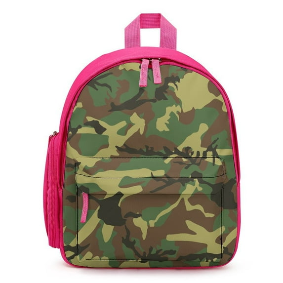 Simple Schoolbag 9.4×12.6in Large Capacity Double Zipper Design For ...