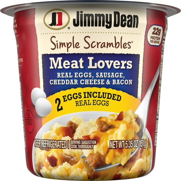 Jimmy Dean Simple Scrambles Meat Lovers, 5.35 oz. - Walmart Business ...
