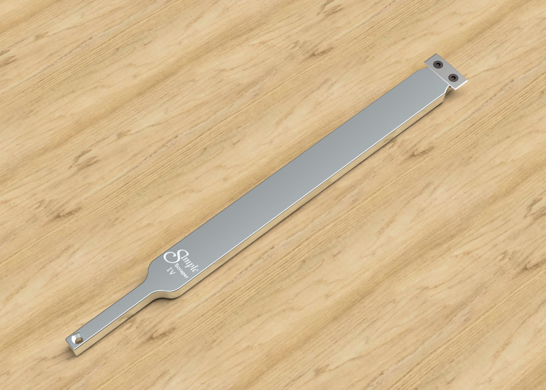 Simple Scraper IV - 12" scraper for shaping hollow form walls & flat ...