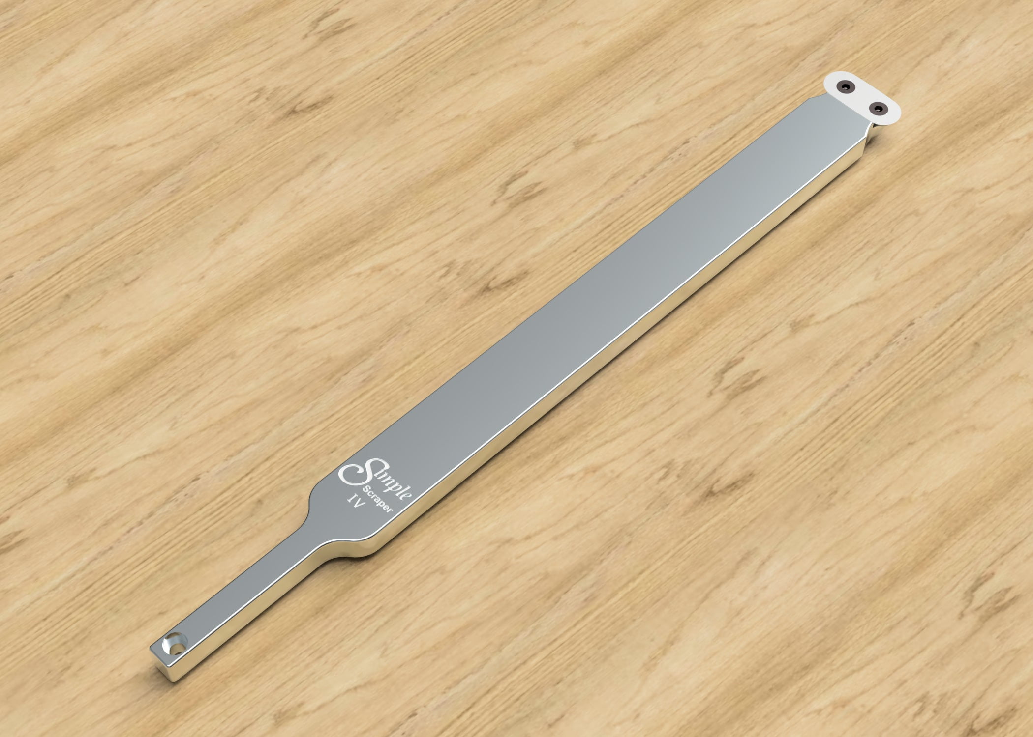Simple Scraper IV - 12" scraper for shaping hollow form walls & flat ...
