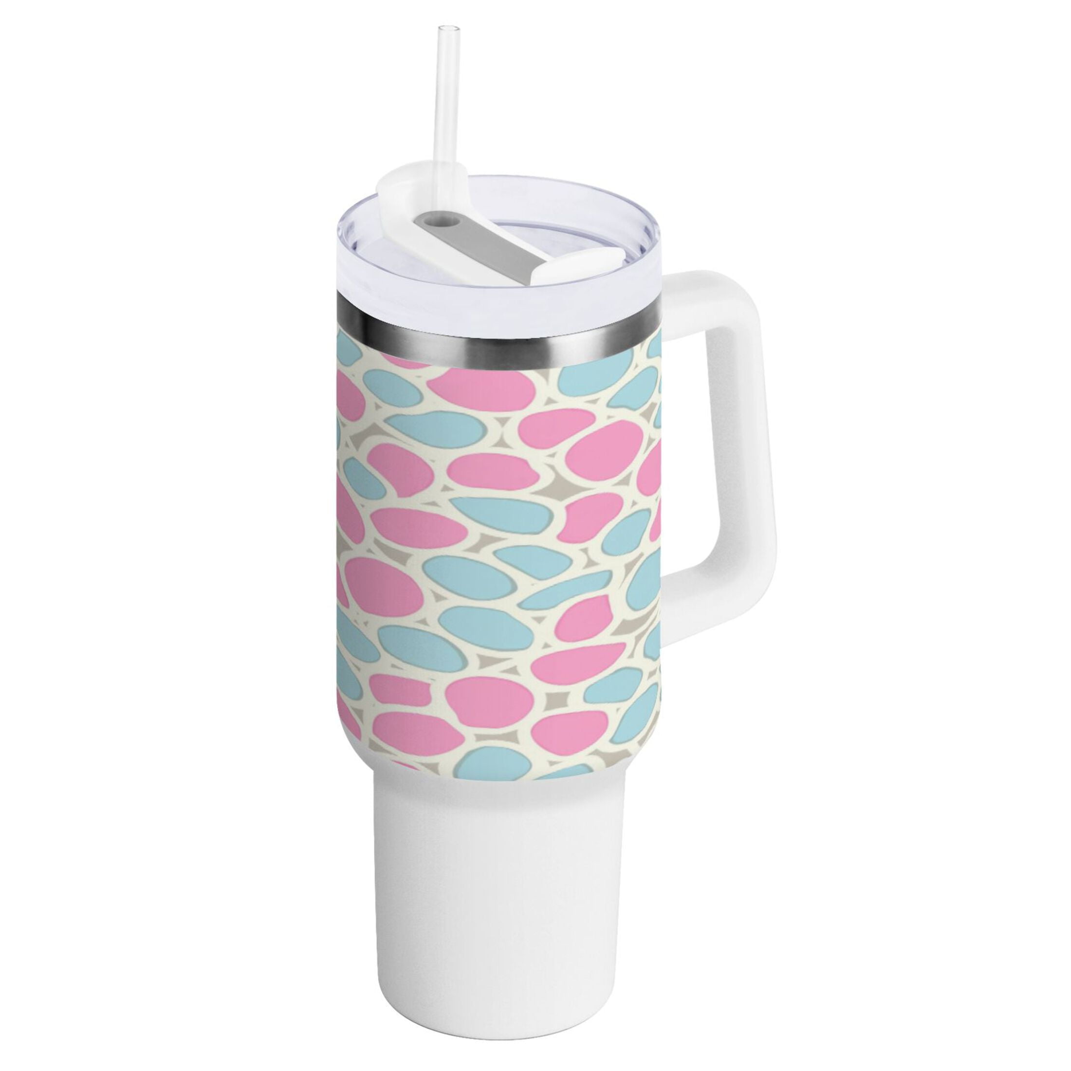 Simple Seamless Pattern Insulated Tumblers 40oz Double-Walled Stainless ...