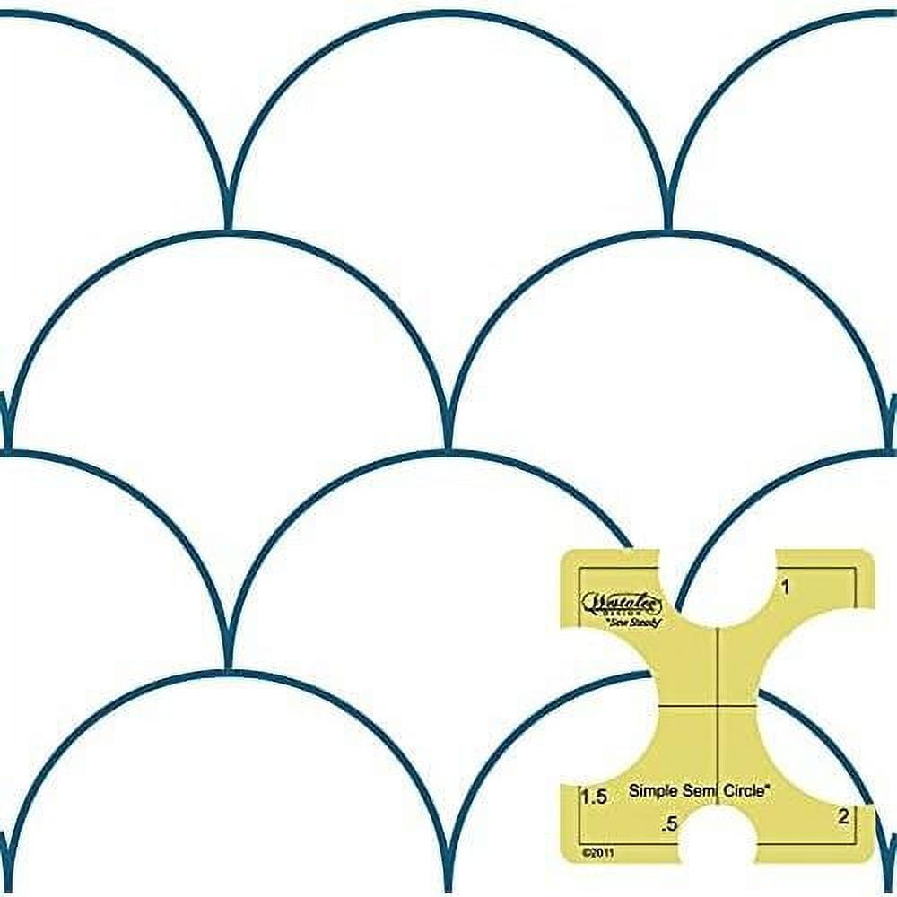 Simple Semi Circles Template (High Shank) - Walmart.com Simple Semi Circles Template (High Shank) - Walmart.com