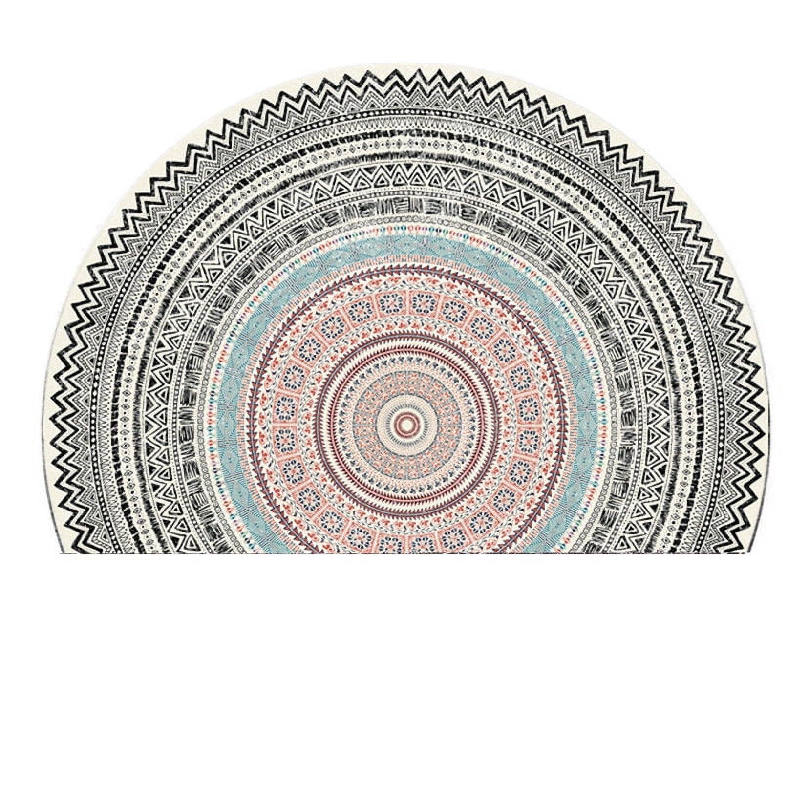 Simple Semi-circular Carpet Round Floor Mat home decor Nordic Toilet ...