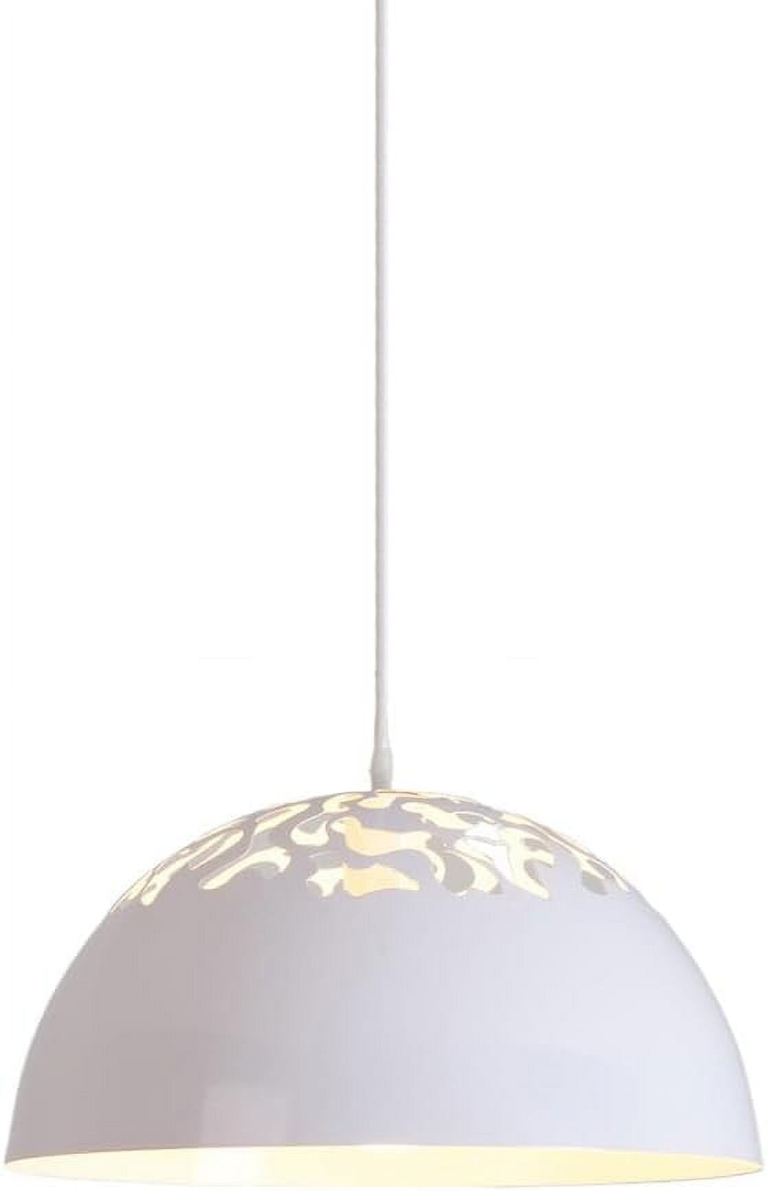 Simple Semicircle Pendant Light Fixture for Dining Room, Industrial ...