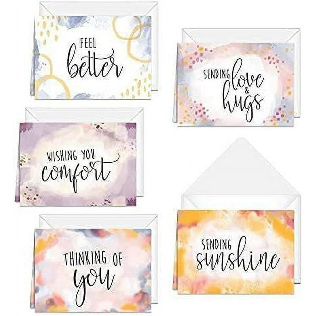 Simple Sentiments Greeting Cards / 25 Encouragement Greeting Cards With ...
