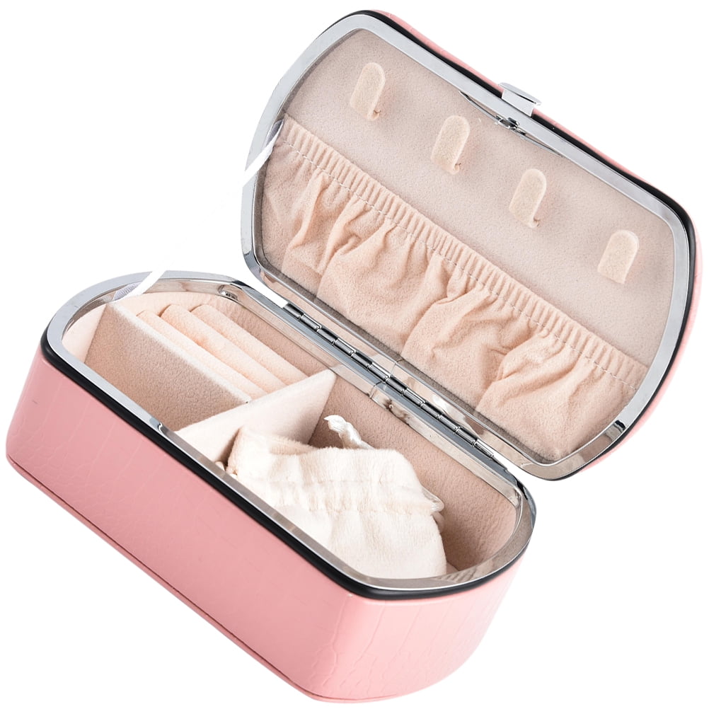 Simple Small Fresh Jewelry Storage Box Display Case Earrings Necklace ...