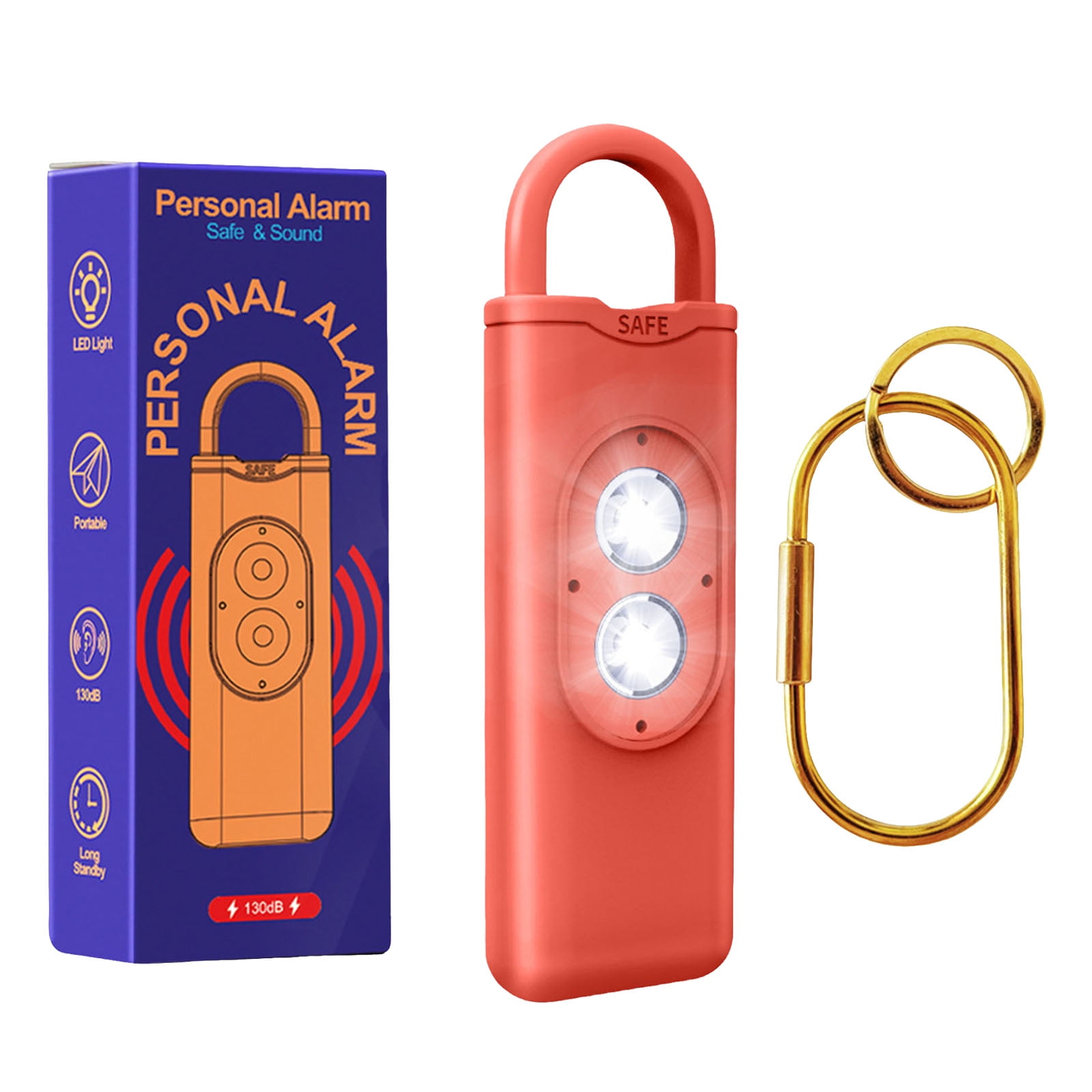 Simple, Smart Safety: A Rechargeable Keychain Alarm with Loud Siren and ...