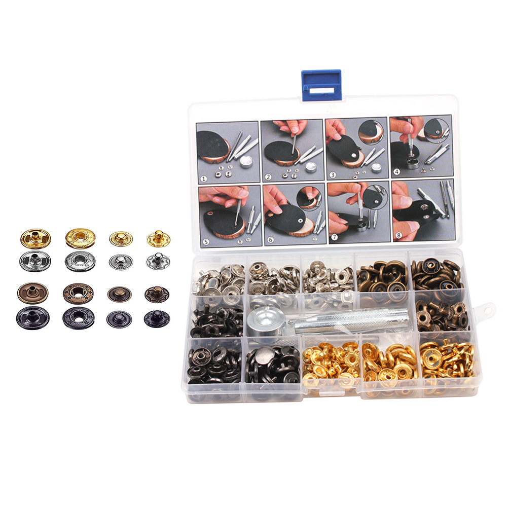 Simple Snap Fasteners Clothing Button Leather Rivet Press Buttons ...