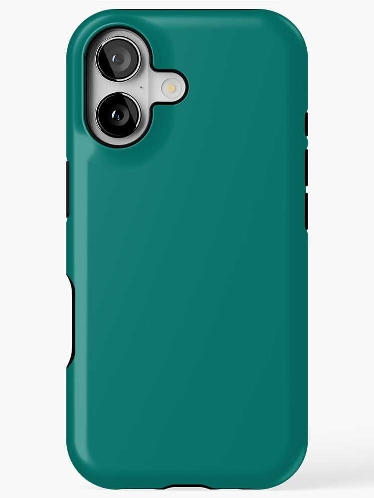 Simple Solid Dark Evergreen Tree Shade Artwork For iPhone 11-17 Pro Max ...