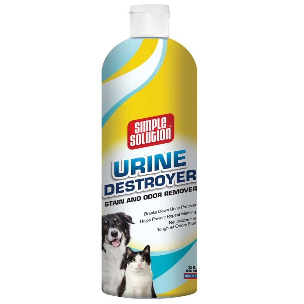 Simple Solution Dog and Cat Urine Destroyer Stain & Odor Remover 32 oz ...