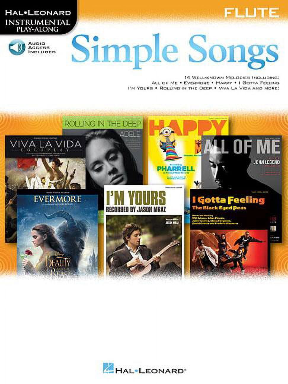 Simple Songs - Flute Book/Online Audio (Paperback) by Hal Leonard Corp ...