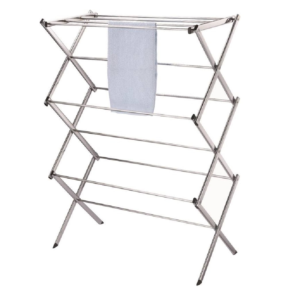 Simple Spaces BS64-CH-3L Folding Clothes Dryer, Chrome - Walmart.com