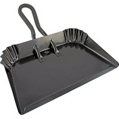 Simple Spaces DL-5006 Dustpan, 17-3/4 in L, 17 in W, Steel, Black ...
