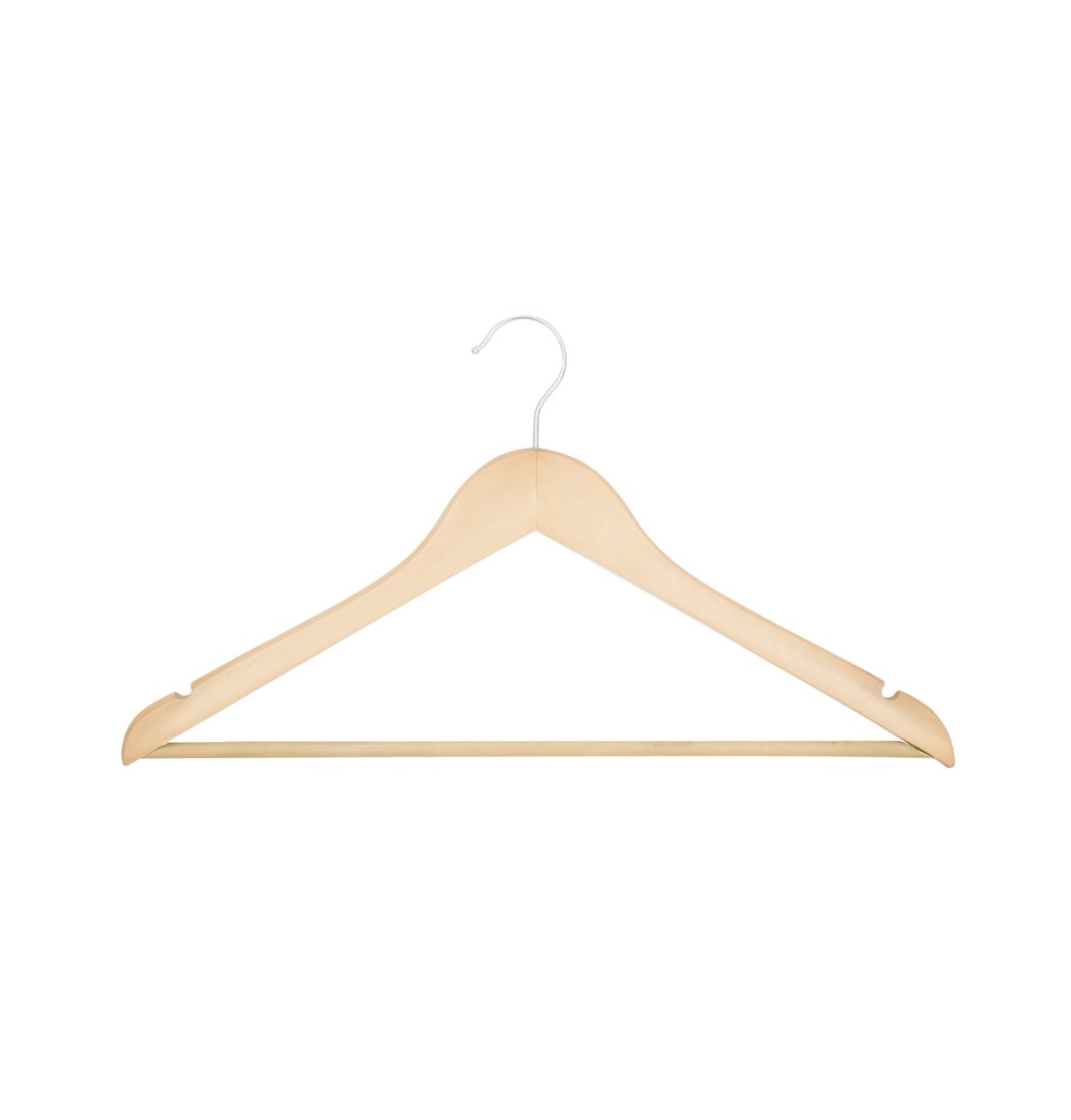 Simple Spaces HEA00040G-N Clothes Hanger, Natural, 5-Piece - Walmart.com