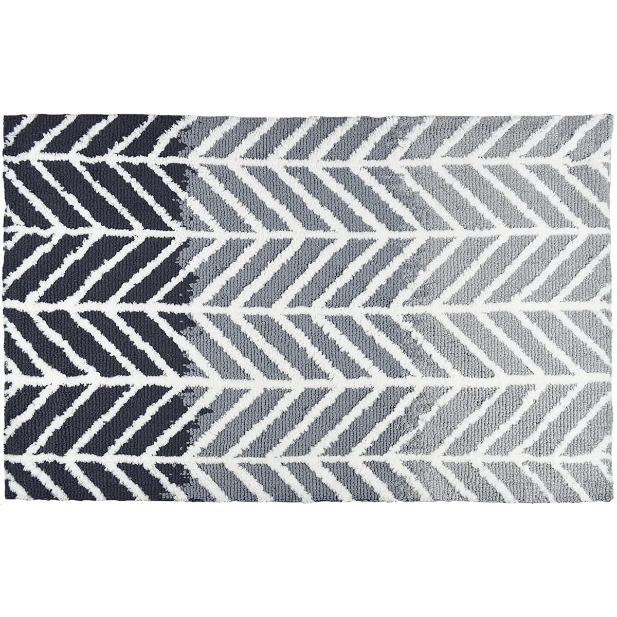 Simple Spaces Straight and Arrows Gray Indoor Rug (21" x 33") - Walmart.com