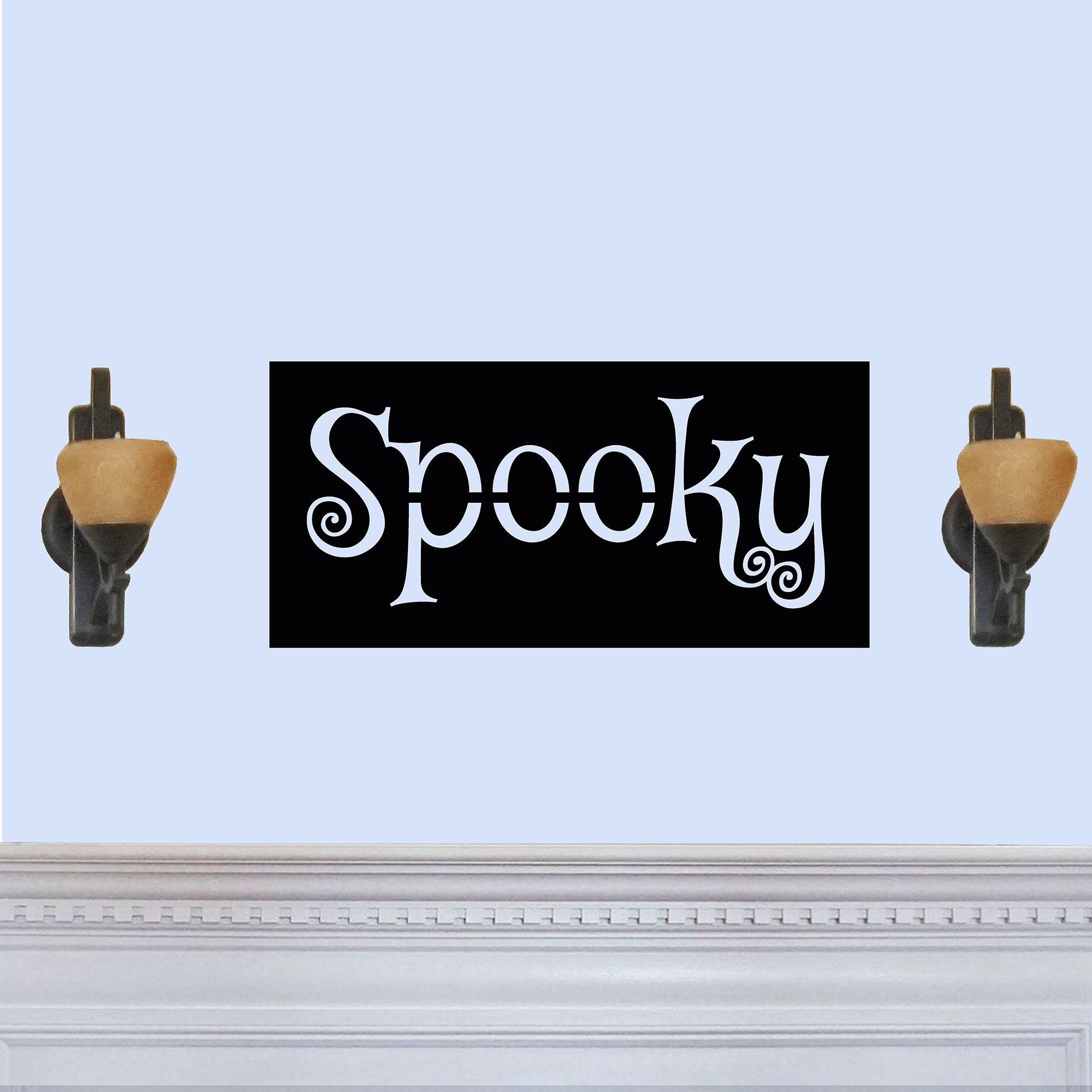 Simple Spooky Halloween Themed Laser Cut Solid Steel Decorative Home ...