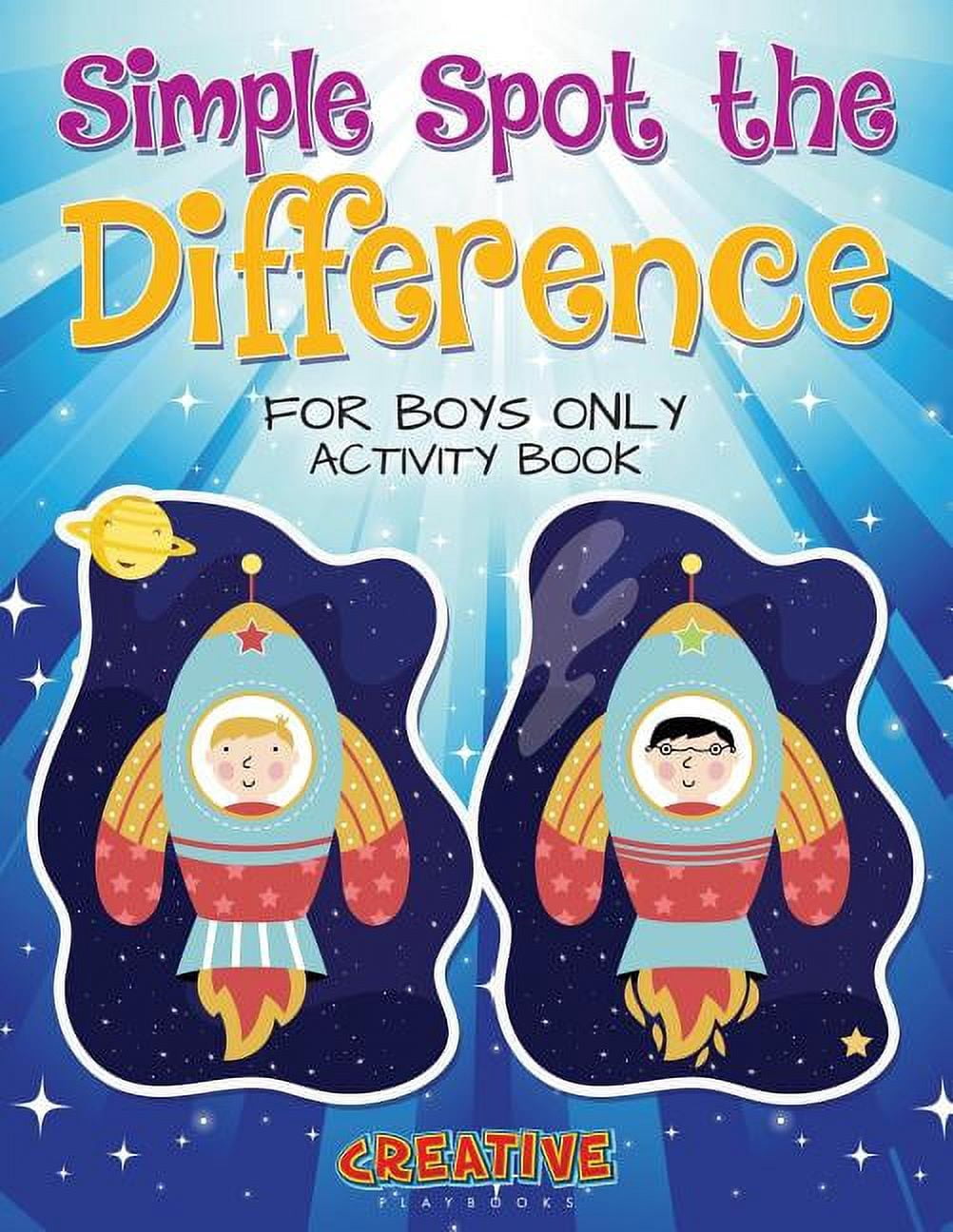 Simple Spot the Difference for Boys Only Activity Book (Paperback ...