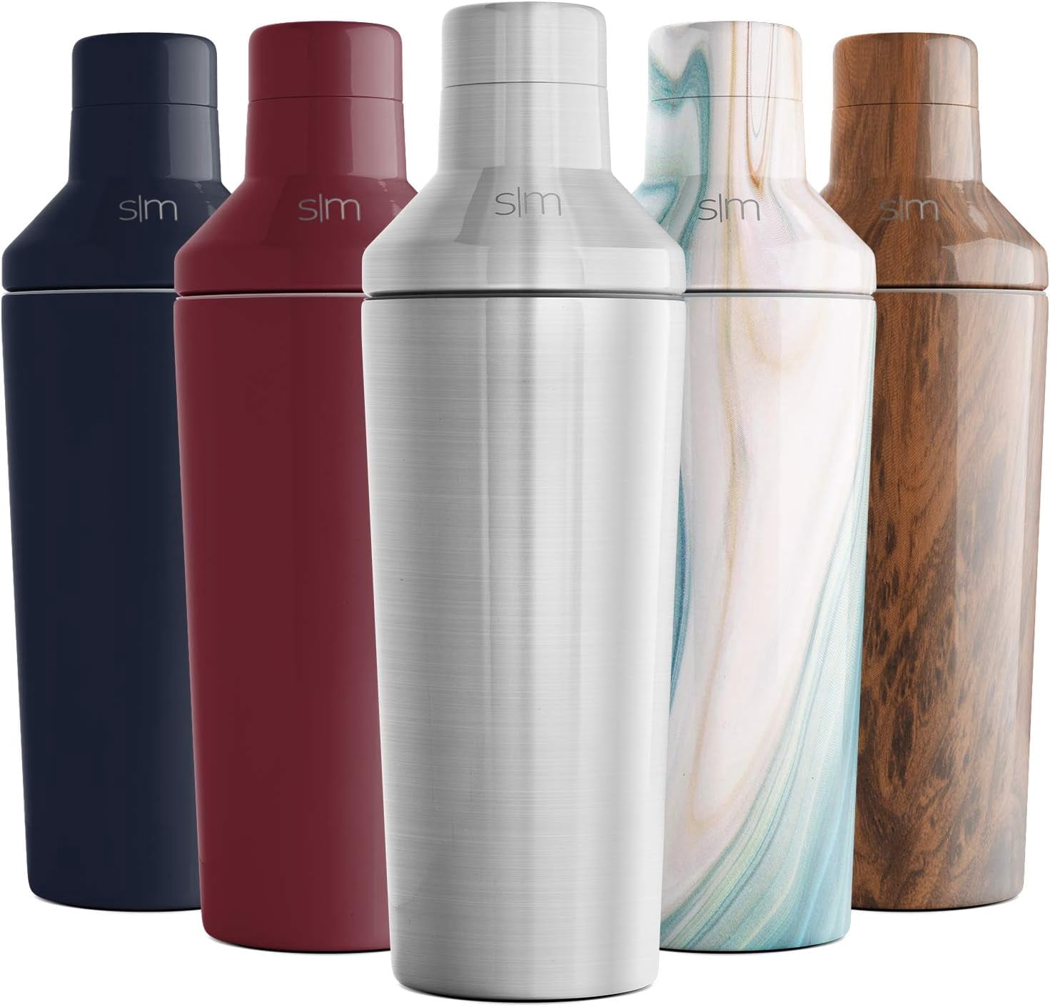 Simple Stainless 20oz Classic Collection Cocktail Shaker Set with ...