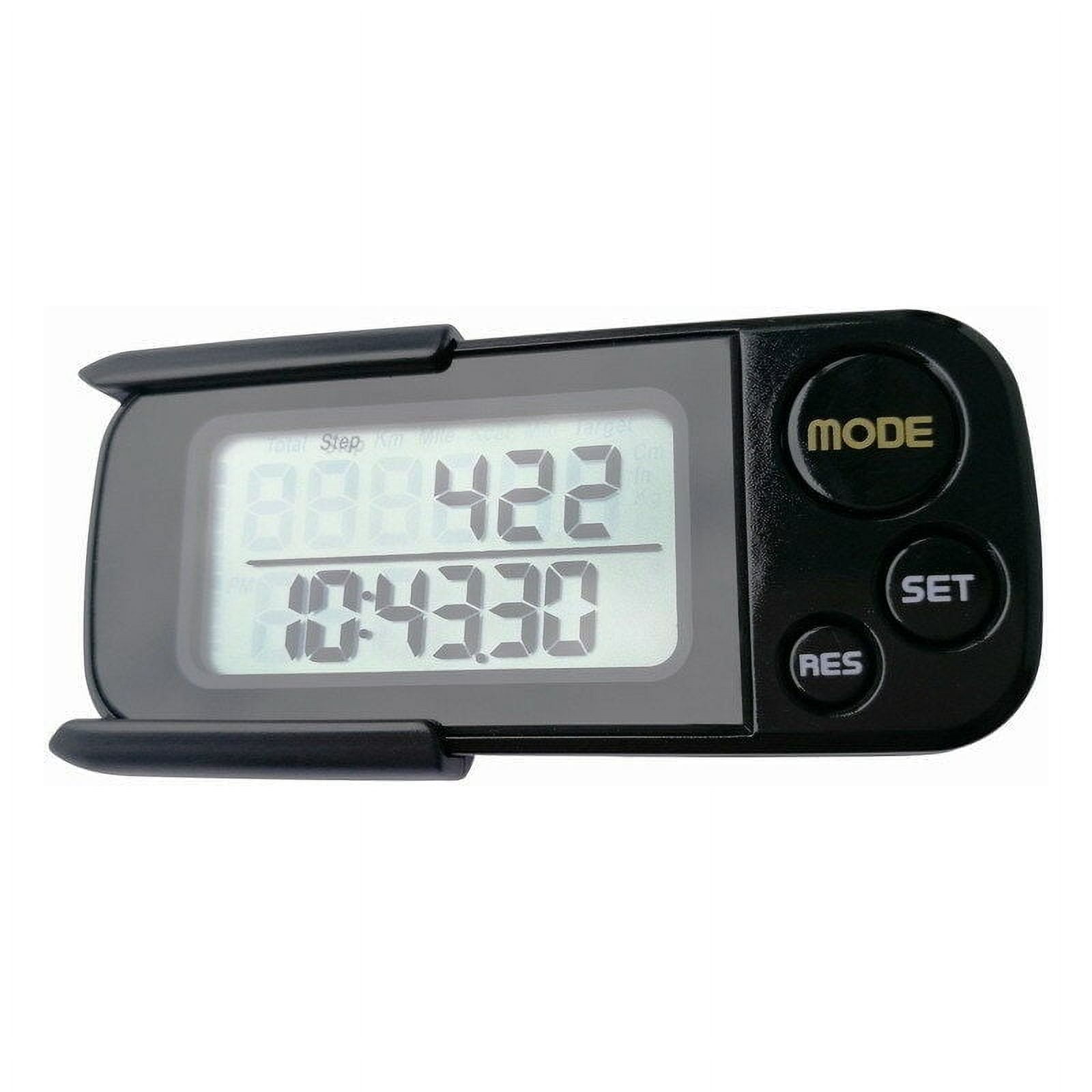 Simple Step Counter for Walking Running, 3D Pedometer with Large Clear Display, Easy To Use No ...