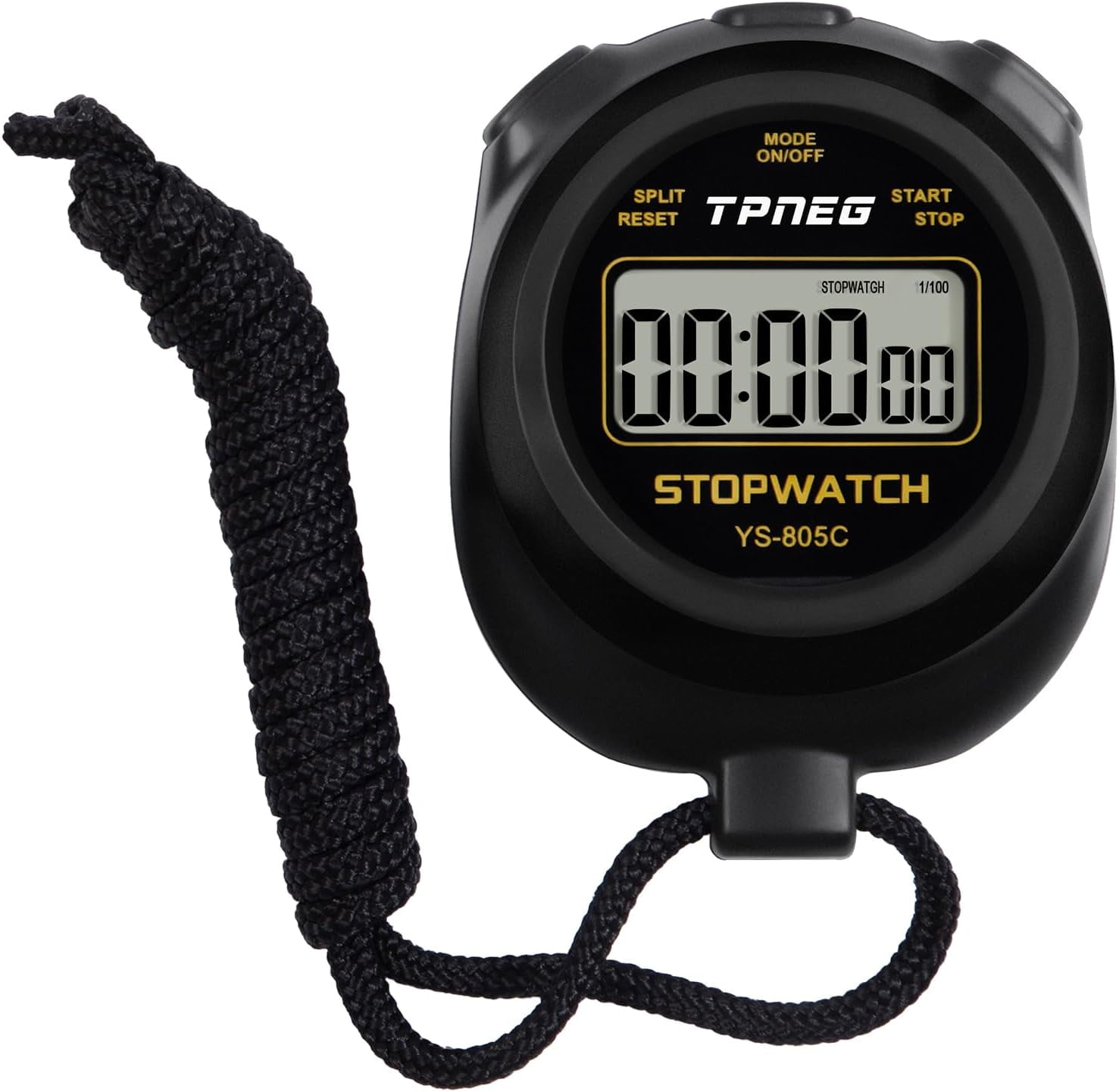 Simple Stopwatch Timer - Easy to Use, Set Up, Read, and Carry - Large ...