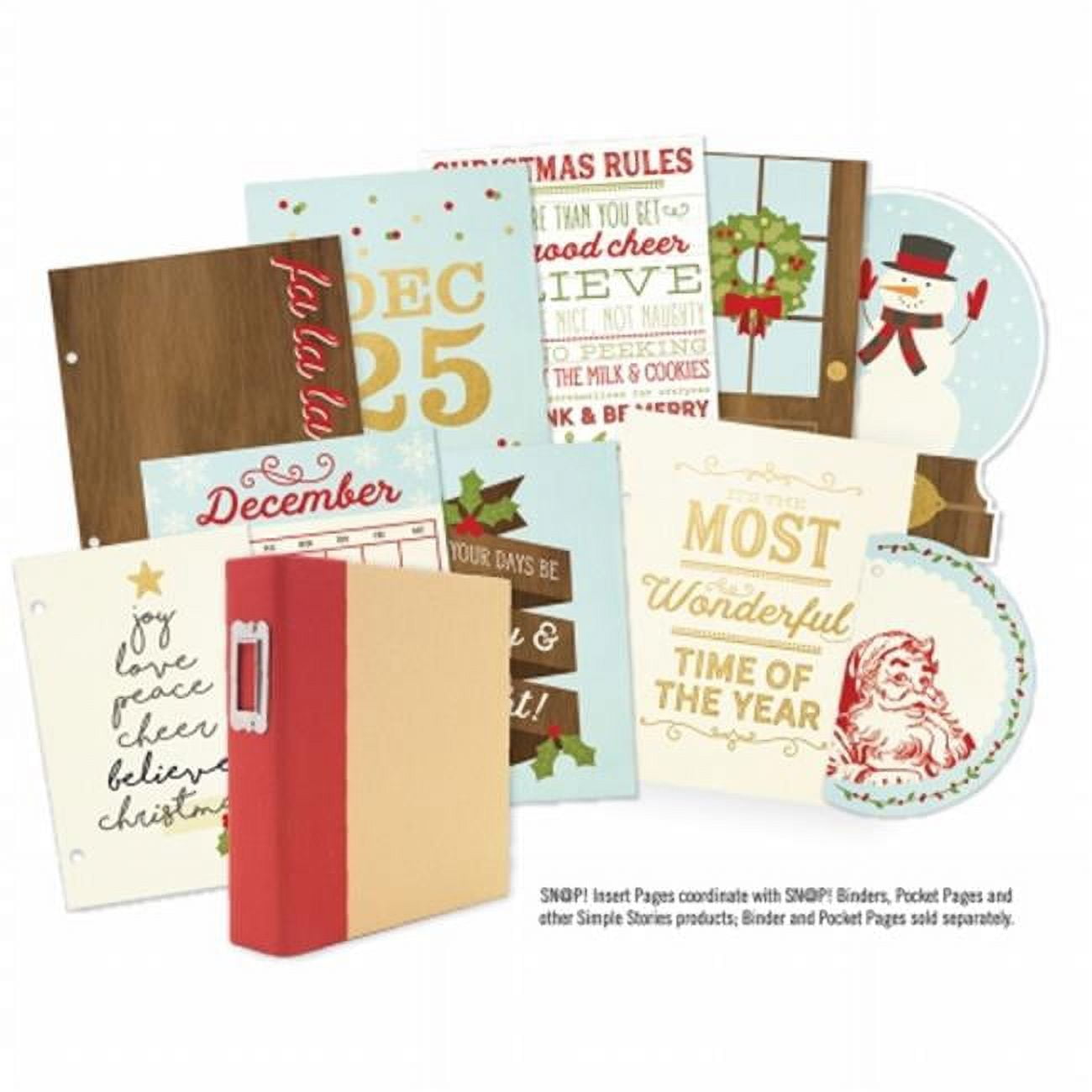 Simple Stories Classic Christmas Sn ap! Pages - Walmart.com