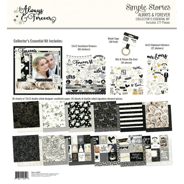 Simple Stories Collector's Essential Kit-Always & Forever - Walmart.com