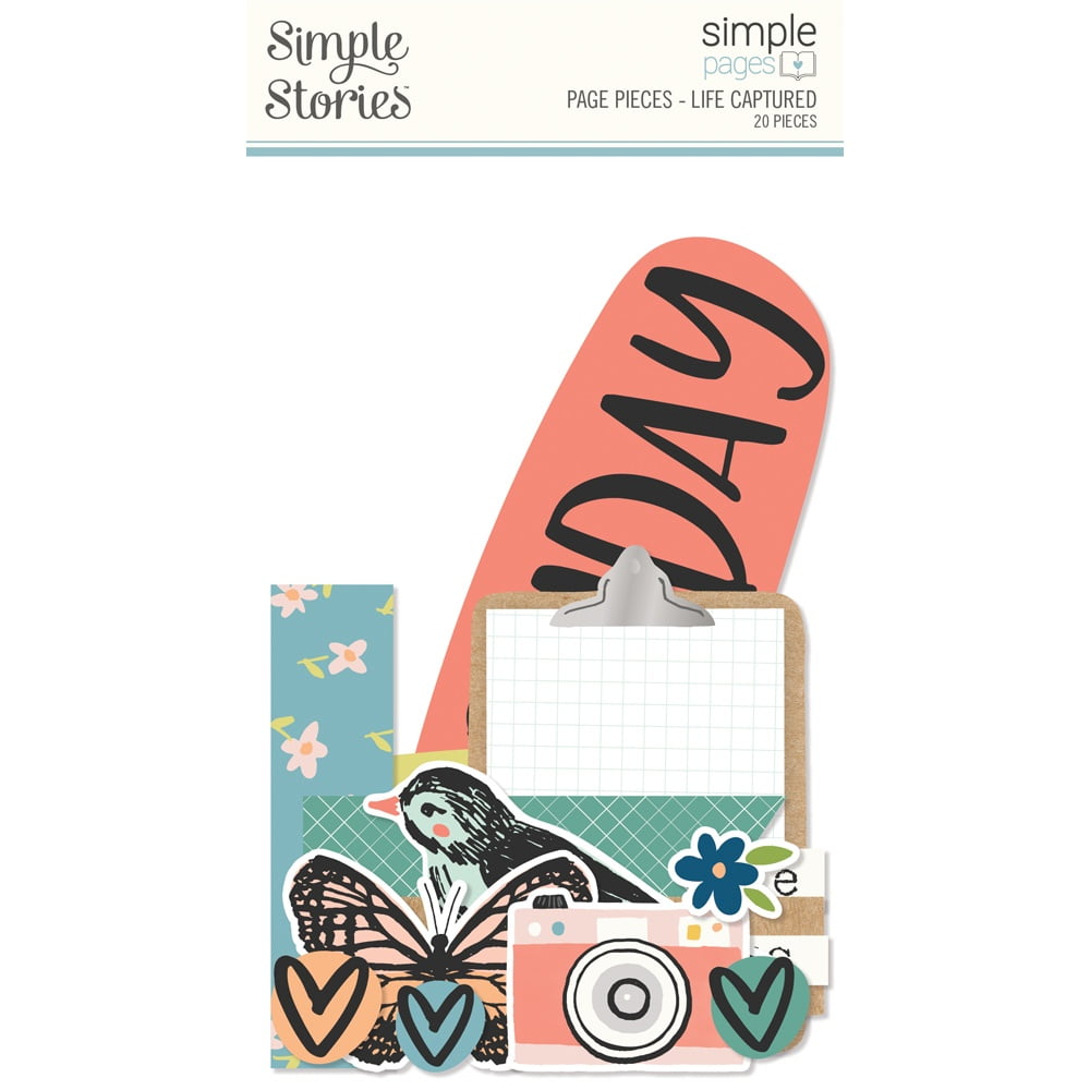 Simple Stories Simple Pages Page Pieces-Life Captured - Walmart.com