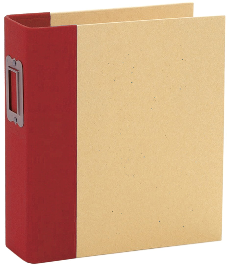 Simple Stories Sn@p! Binder 6"X8"-Cranberry - Walmart.com