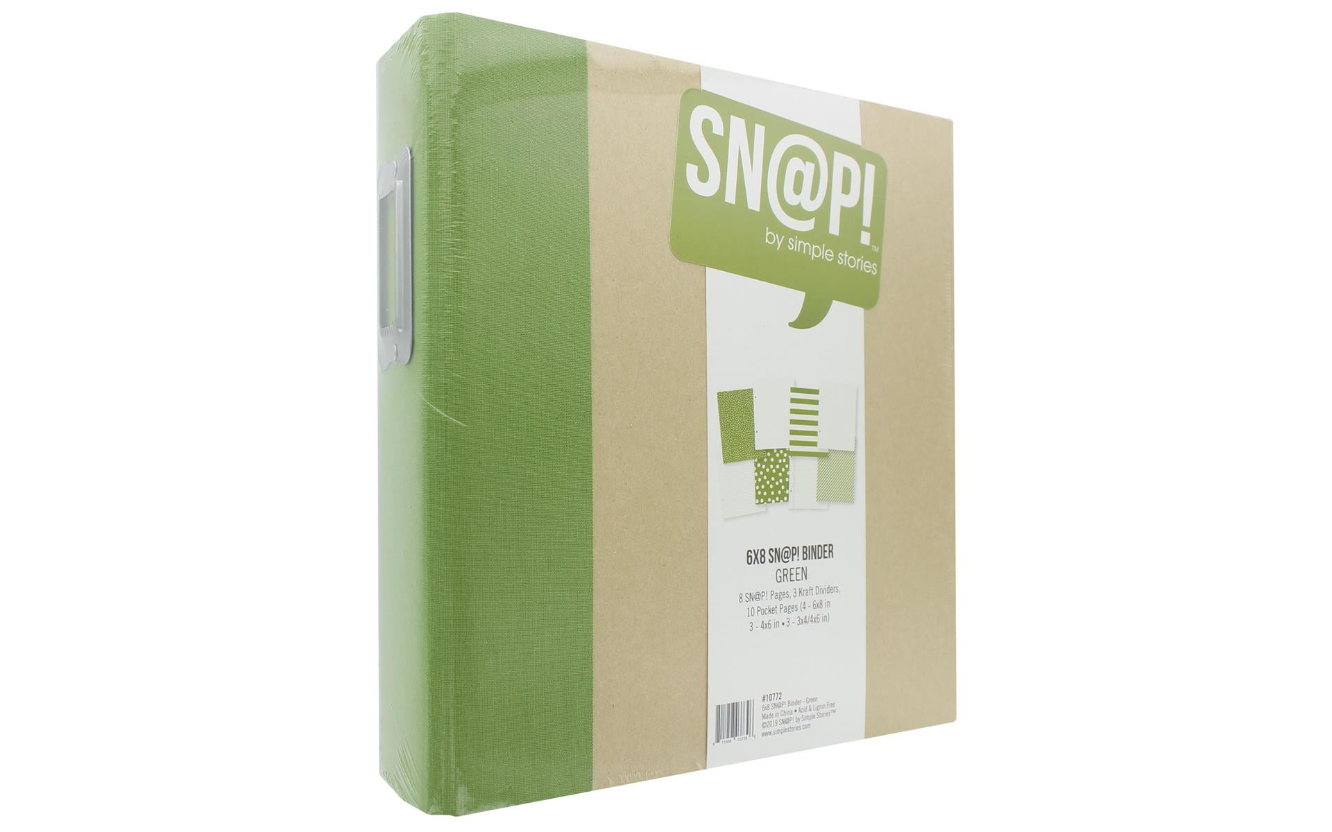 Simple Stories Snap Binder 6x8 Green - Walmart.com