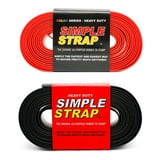 Simple Strap MP3MMBR 20' X 3mm X 40mm Heavy Duty Rubber Tie Down Straps ...