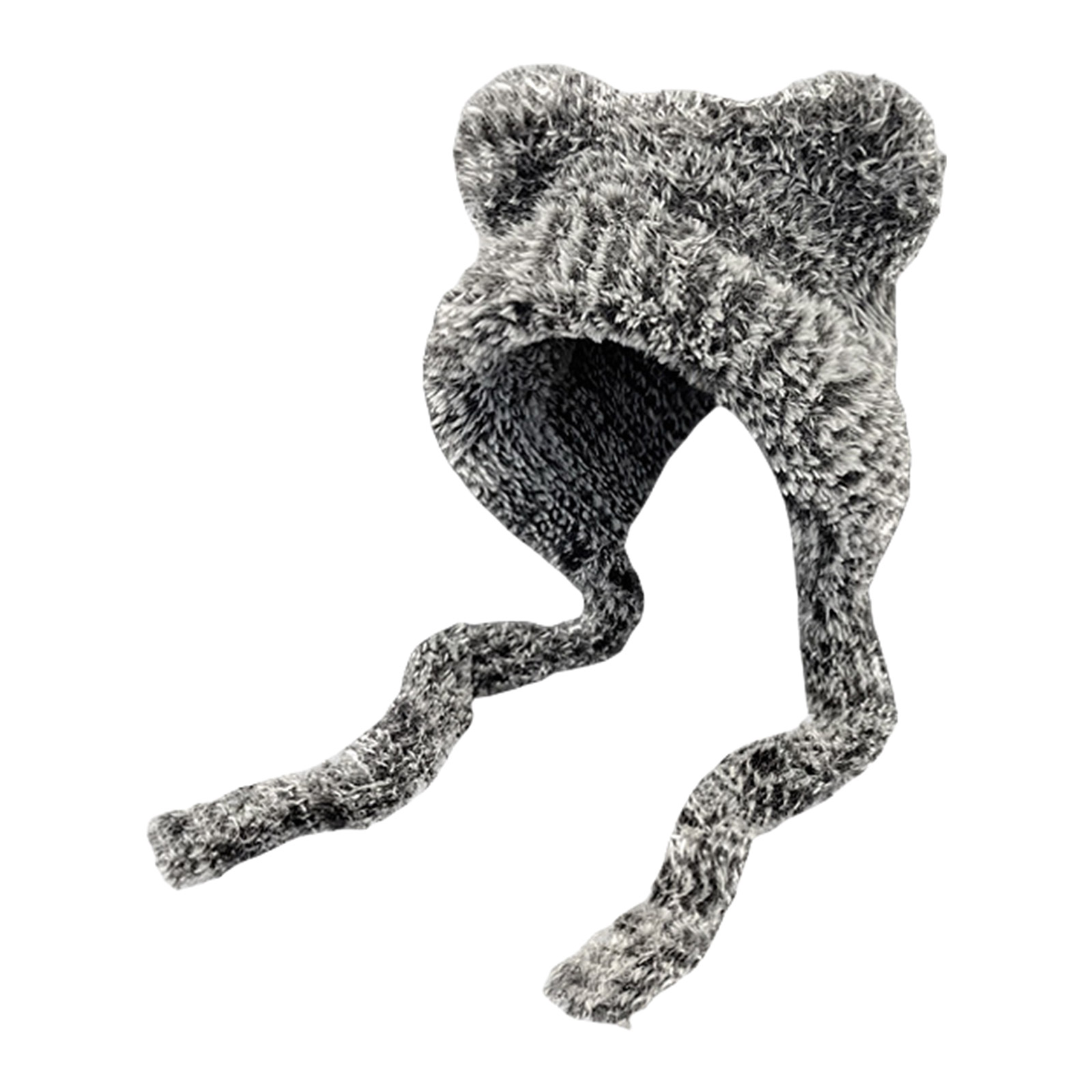 Simple Street Hat Trendy Portable Hat Casual Long Plush Hat Windproof ...